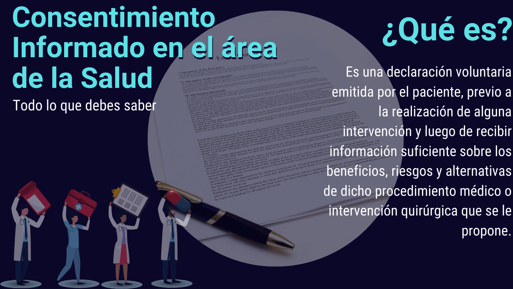 Consentimiento Informado en el área de la salud - Orientaciones Legales